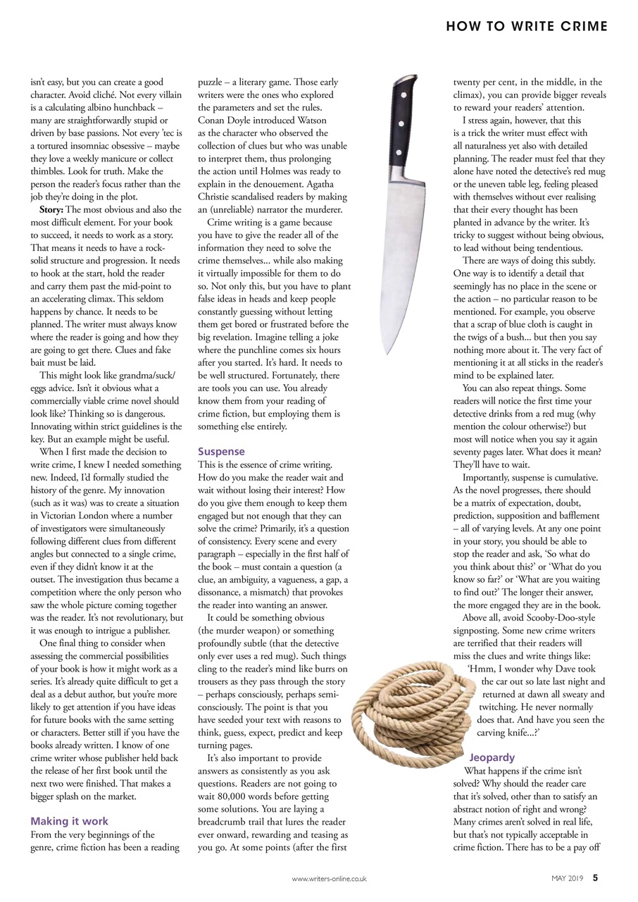 Writing Magazine - Crime Just The Facts Special Issue