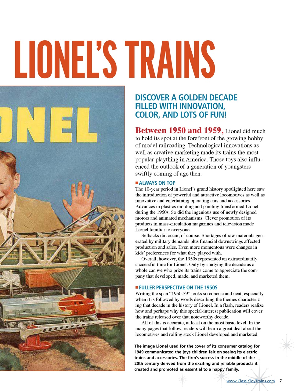 Classic Toy Trains Magazine - Lionel Trains 1950s Special Issue