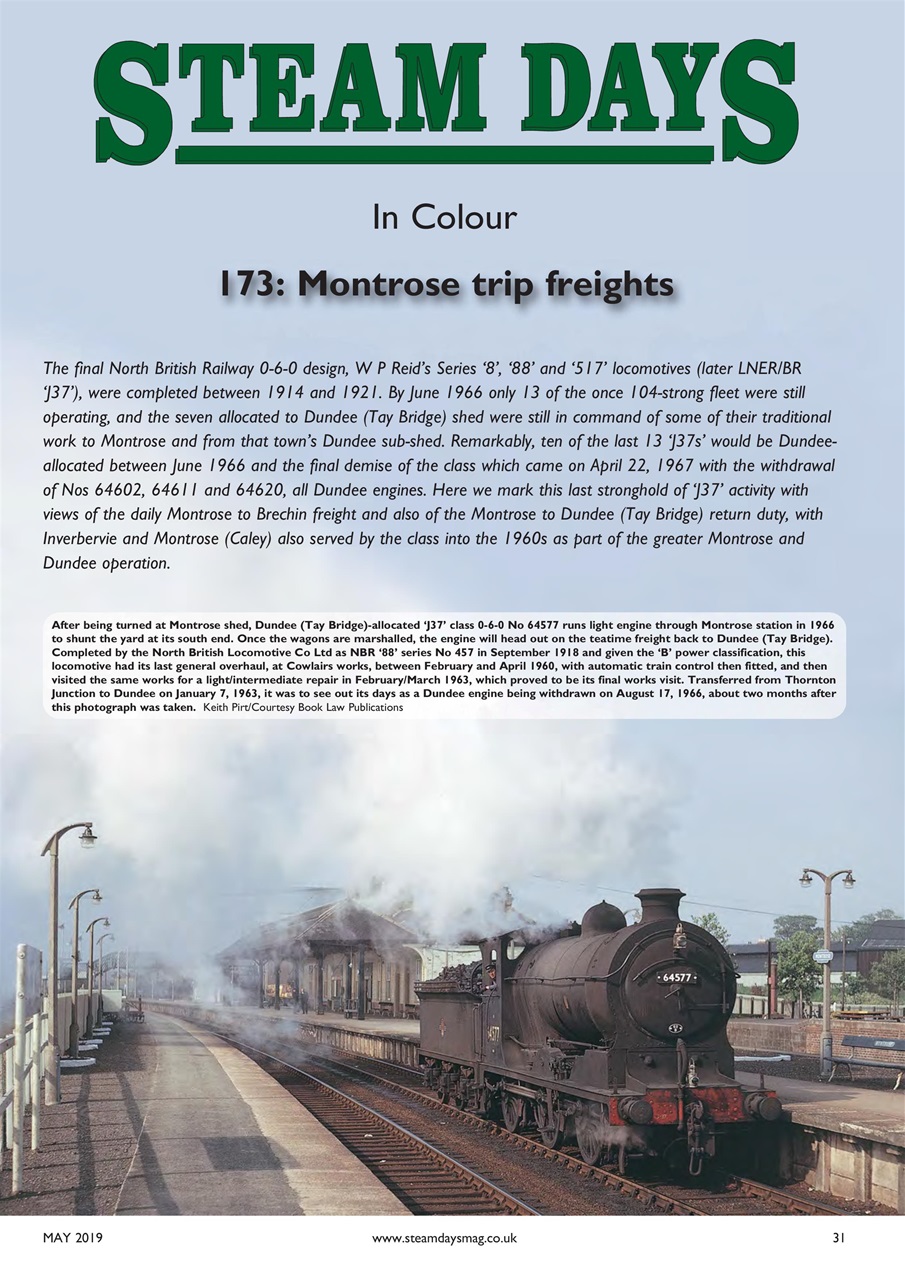 Steam Days Magazine - May 2019 Back Issue