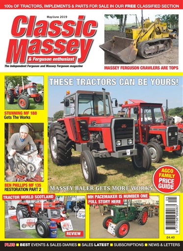 Classic Massey Magazine - May/Jun 2019 Back Issue