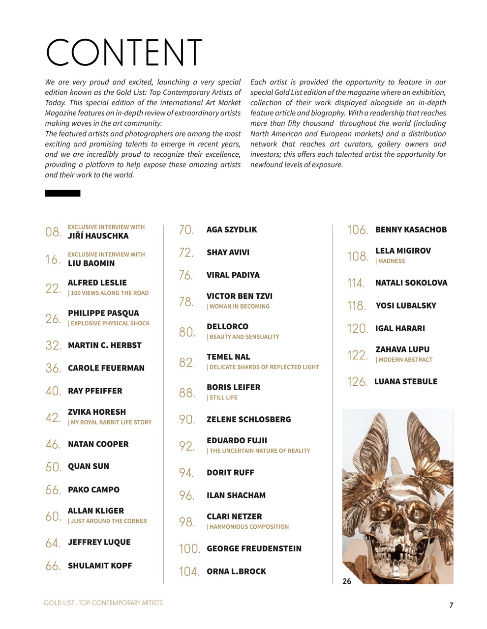 Art Market Magazine - Gold List #4 Special Issue