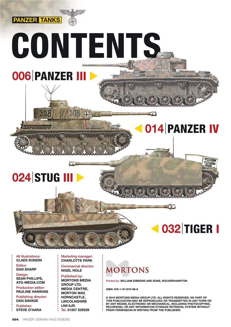 Mortons Books - Panzer - German WW2 Designs Back Issue
