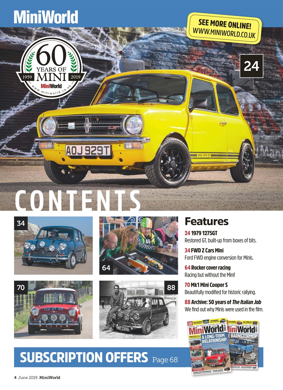 Mini World Magazine - June 2019 Back Issue