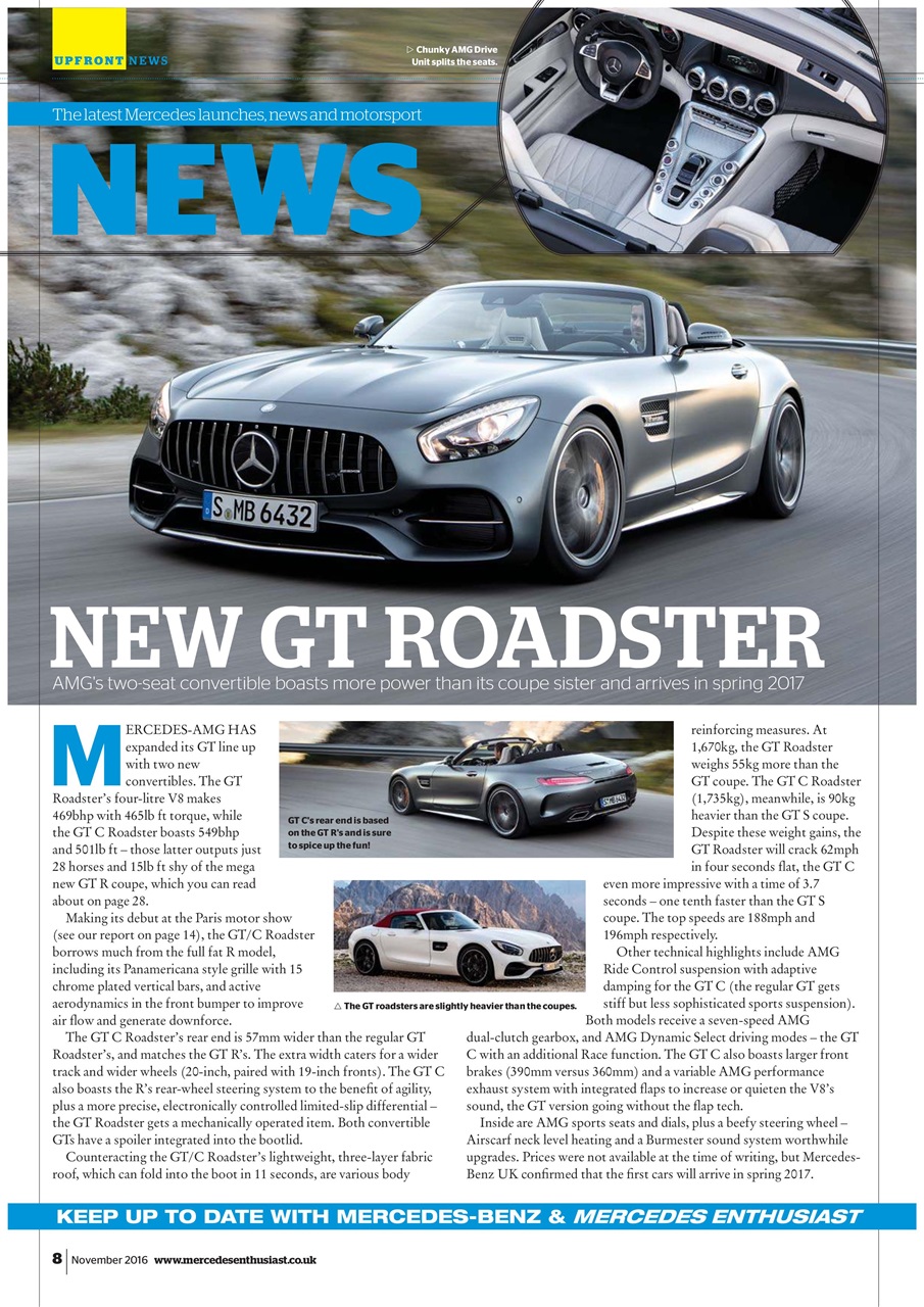 Mercedes Enthusiast Magazine - November 2016 Back Issue