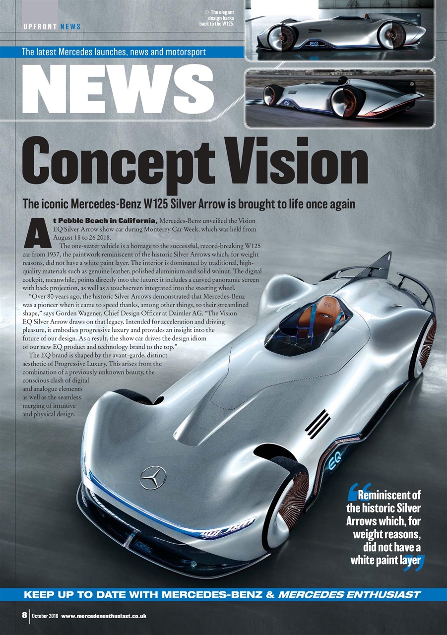 Mercedes Enthusiast Magazine - October 2018 Back Issue