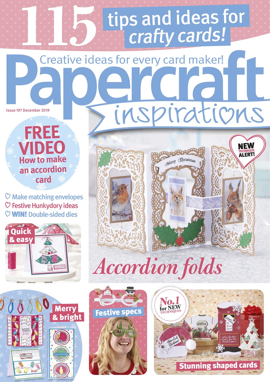 Papercraft Inspirations Magazine - December 2019 Back Issue
