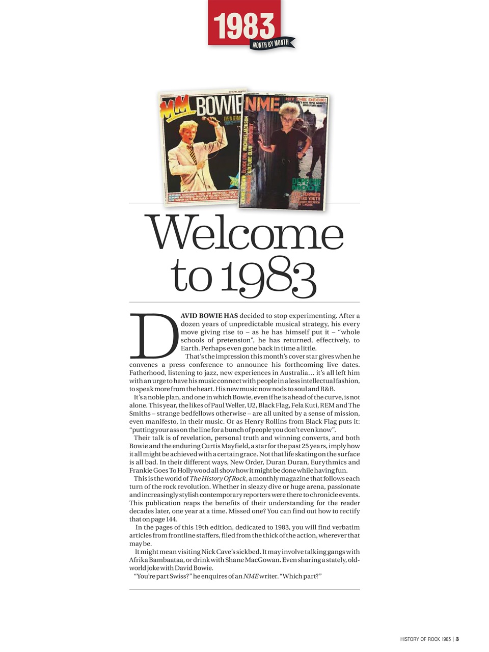 Uncut Magazine - The History of Rock 1983 Edición especial