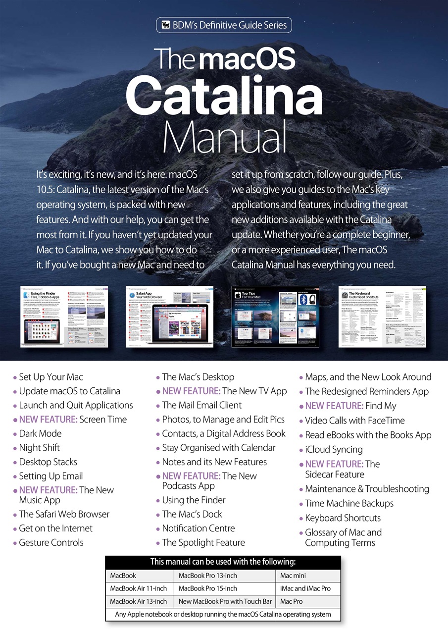Mac + MacBook User - macOS Catalina Manual Special Issue