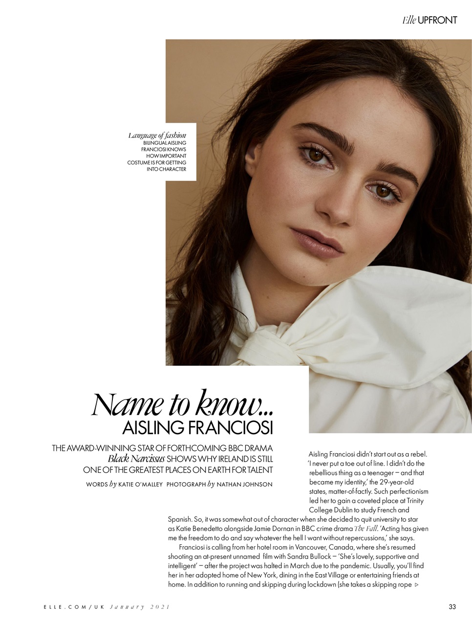 Elle Magazine - Jan 2021 Back Issue