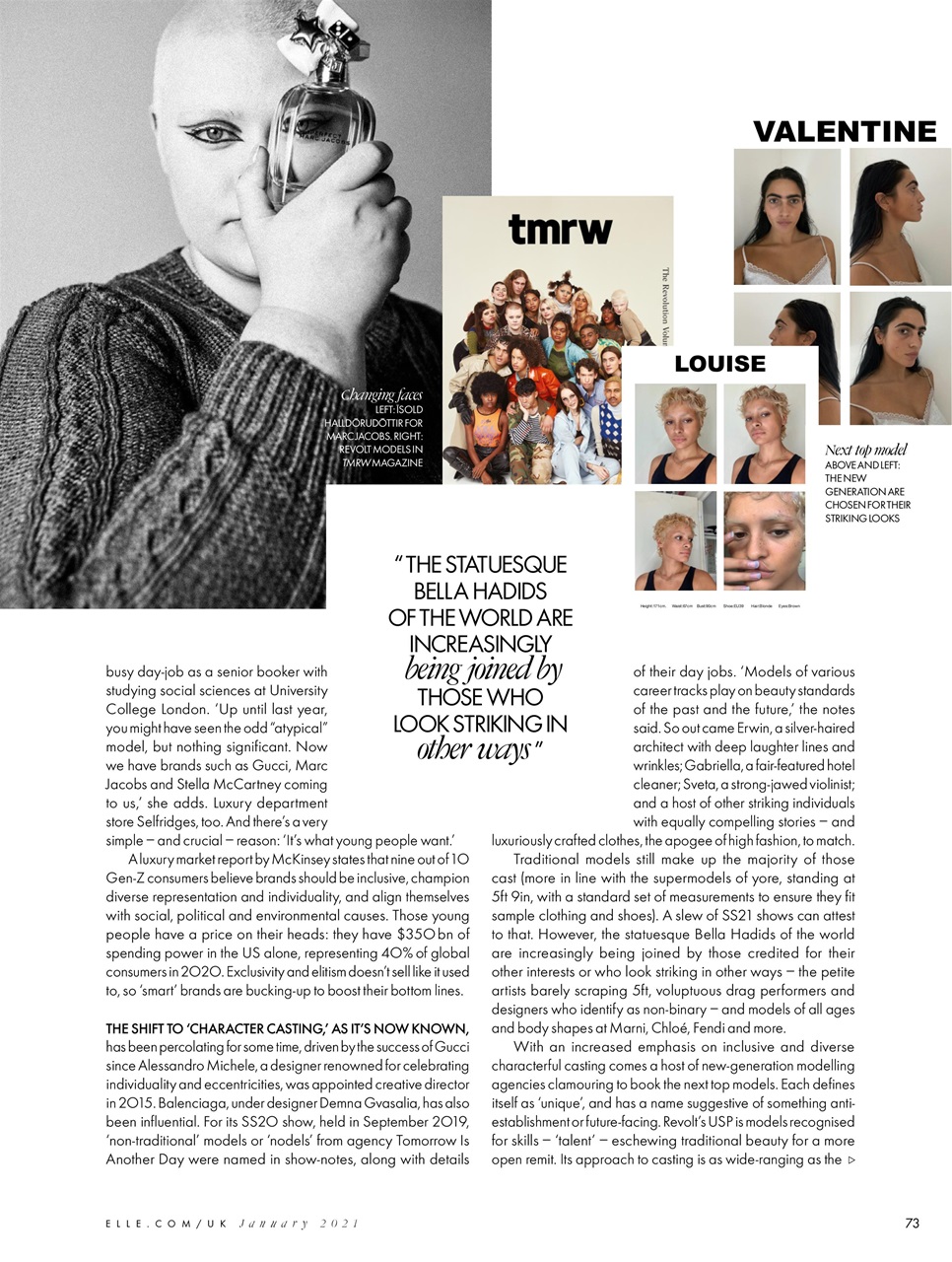 Elle Magazine - Jan 2021 Back Issue