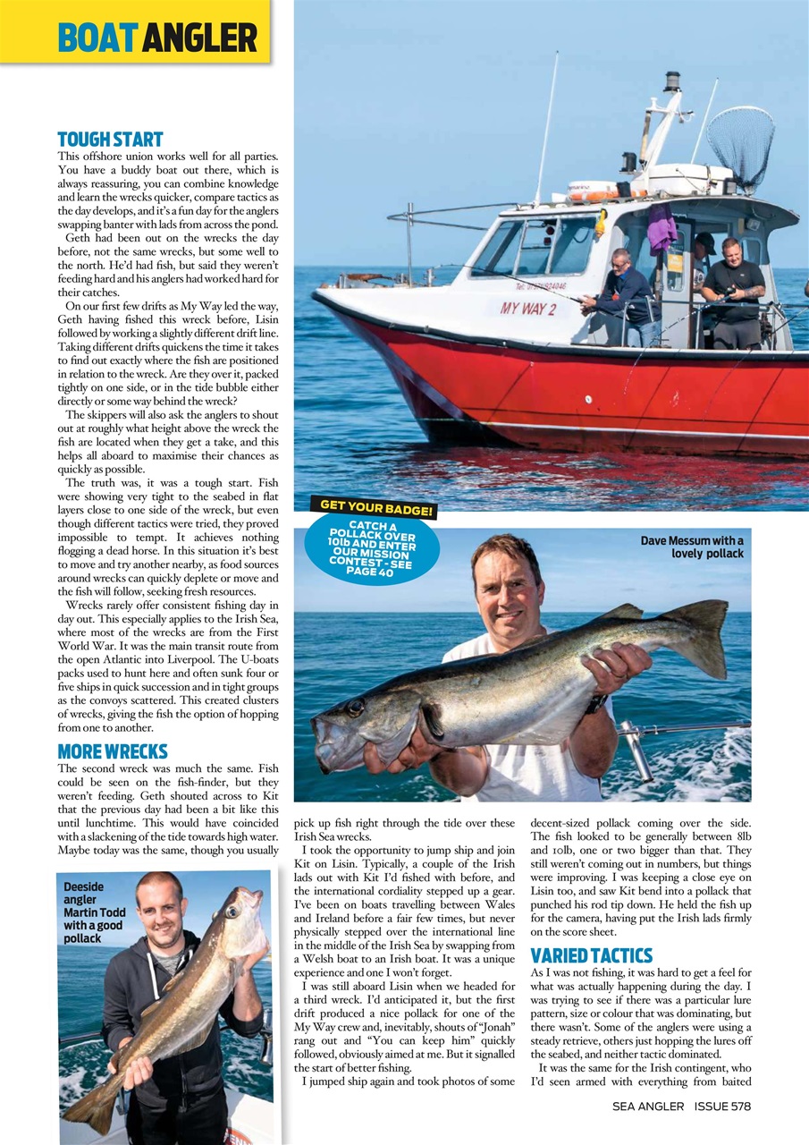 Sea Angler Magazine - Issue 578 Back Issue