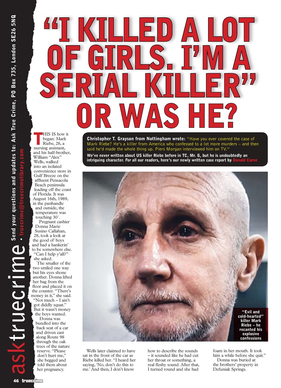 True Crime Magazine - True Crime February 2020 Back Issue
