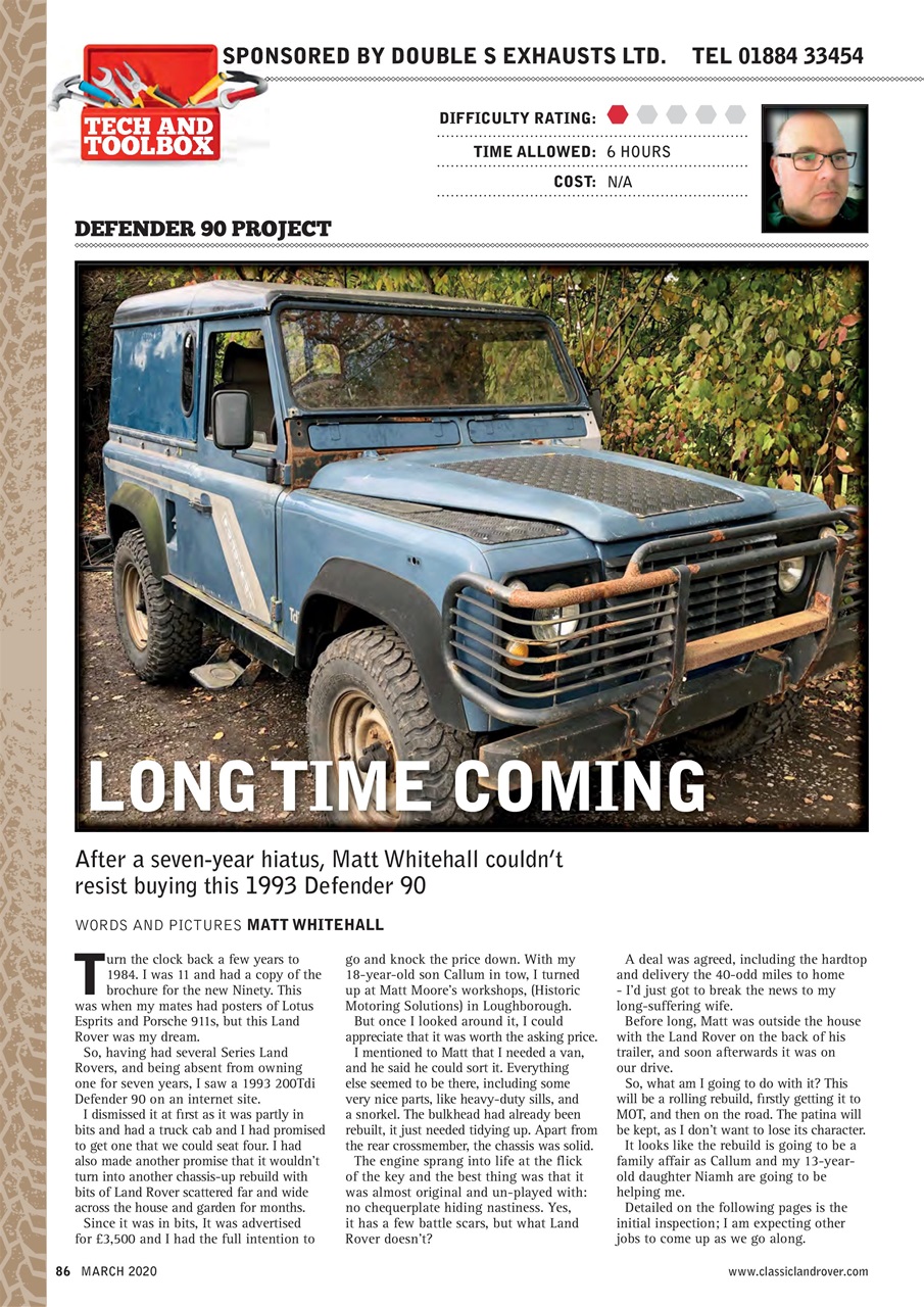 Classic Land Rover Magazine - March 2020 Back Issue