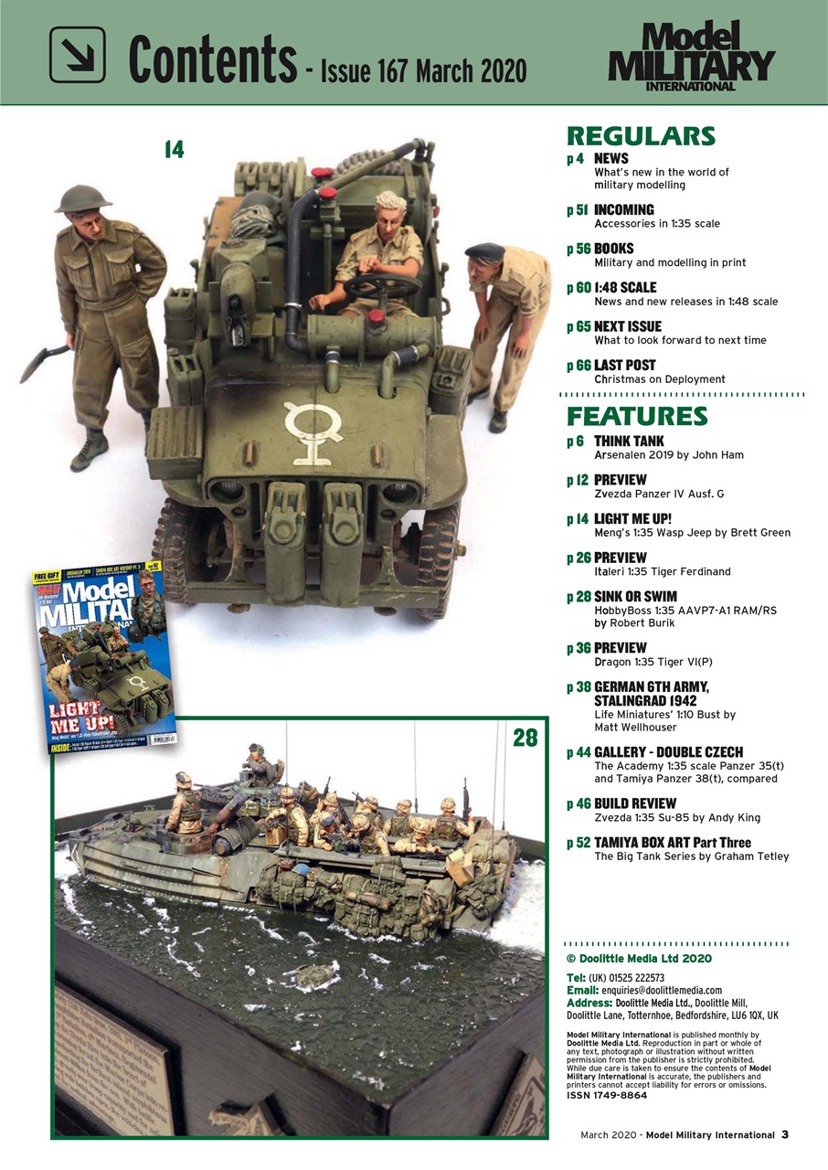 Military Modelling International Magazine - 167 Back Issue