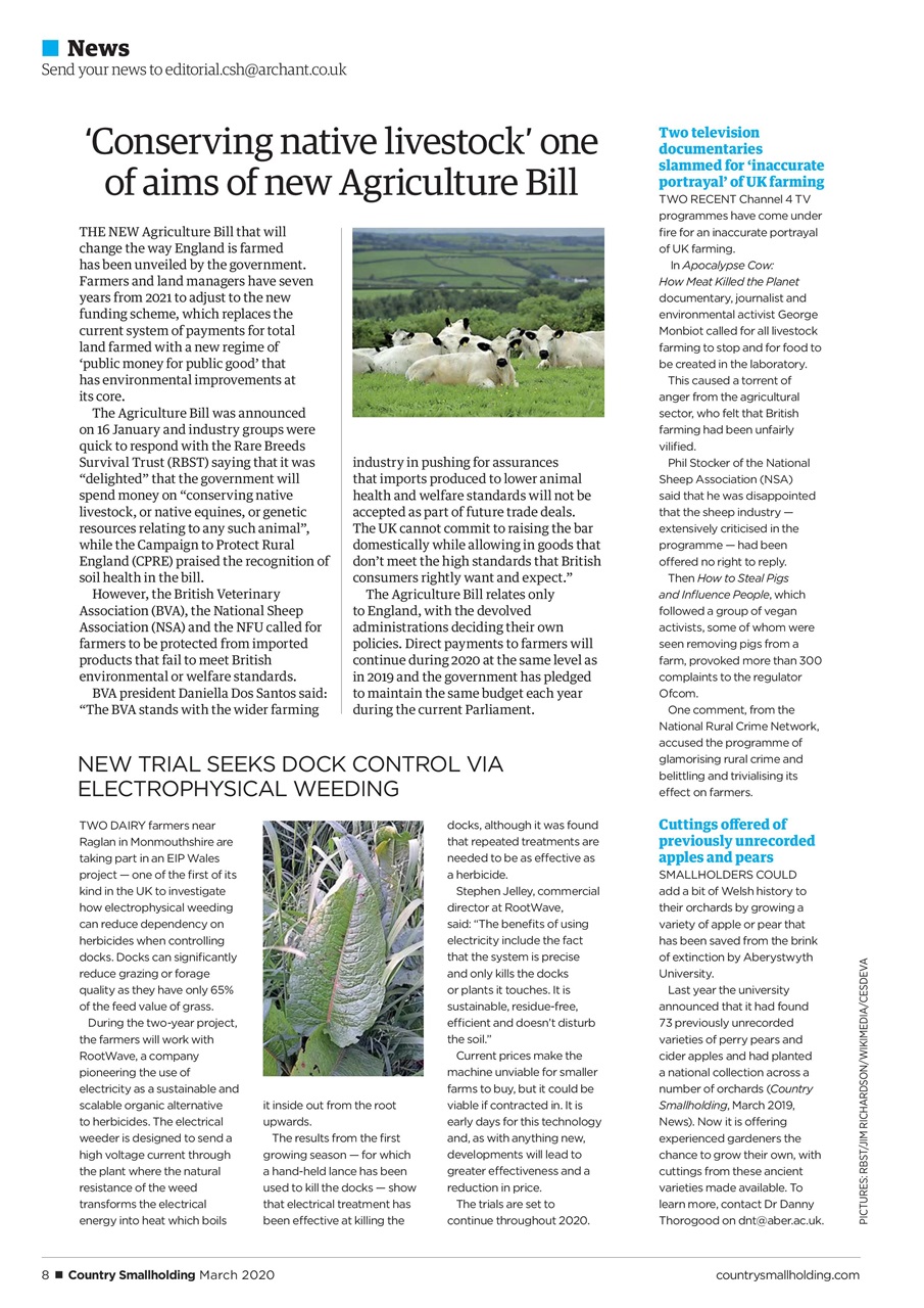 The Country Smallholder Magazine - MAR 20 Back Issue