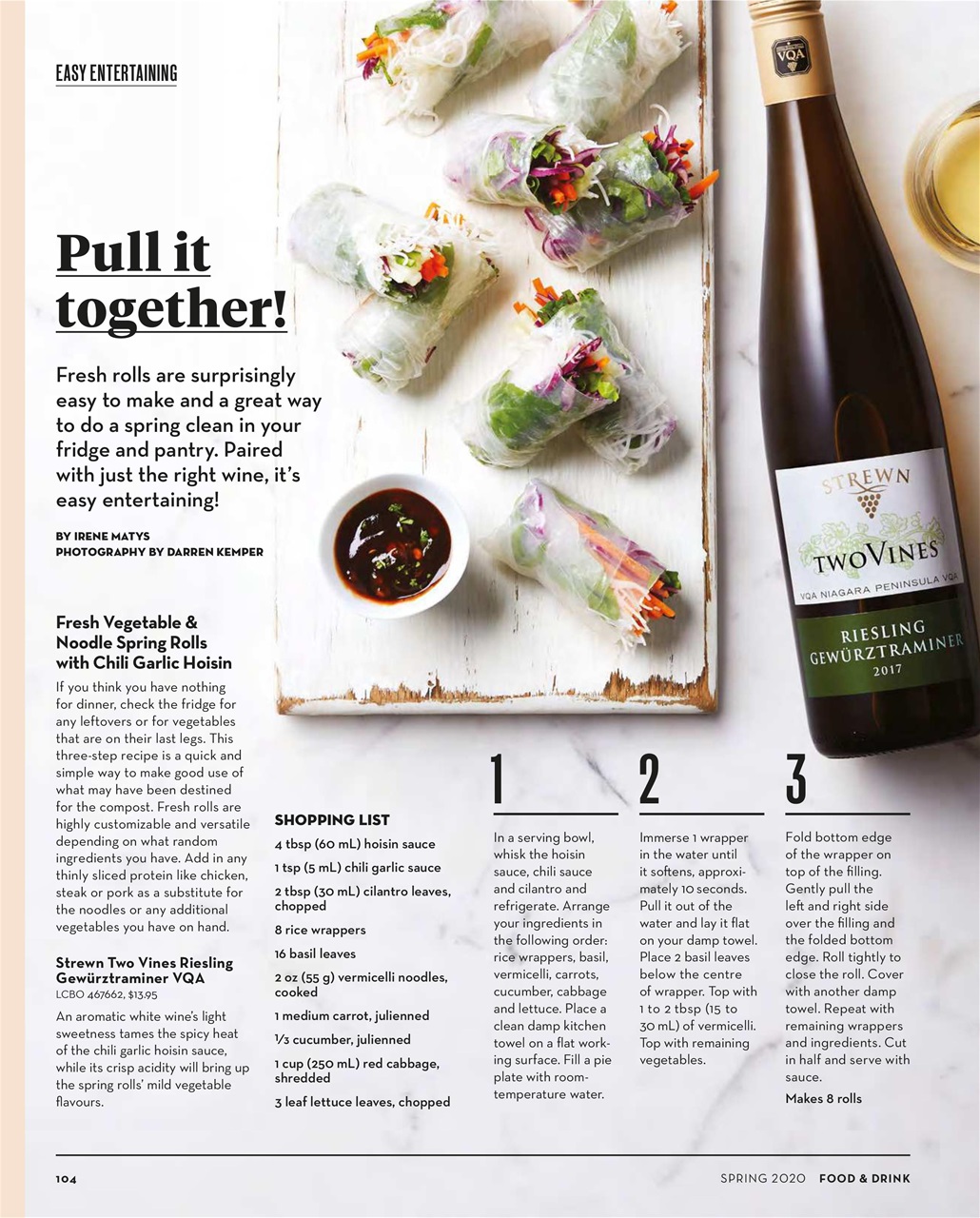 LCBO Food & Drink Magazine - Spring 2020 Back Issue