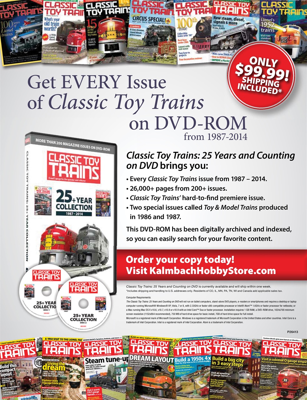 Classic Toy Trains Magazine - Lionel Trains 1960s Special Issue