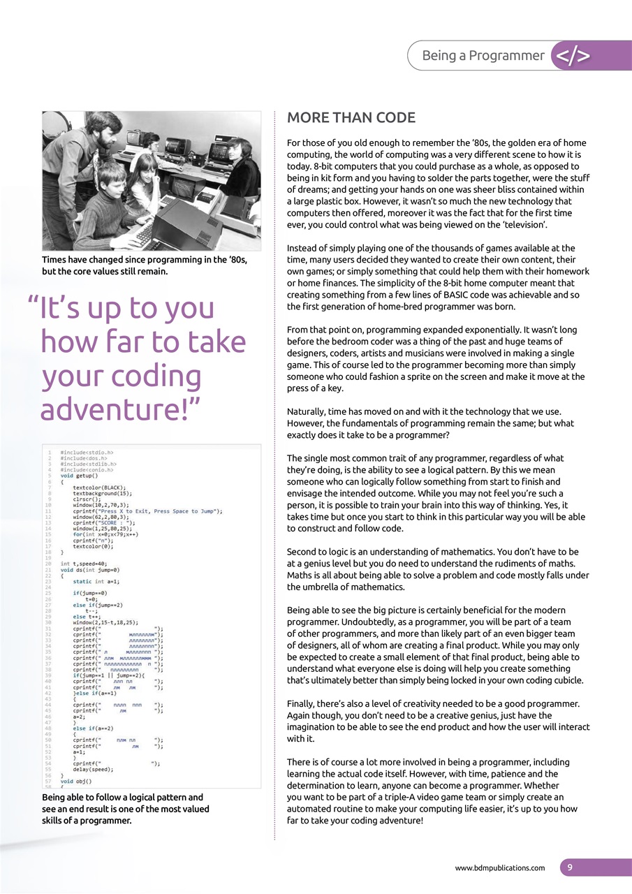 Coding User Magazine - Coding: Tricks, Tips & Fixes Special Issue Coding User Magazine - Coding: Tricks, Tips & Fixes Special Issue
