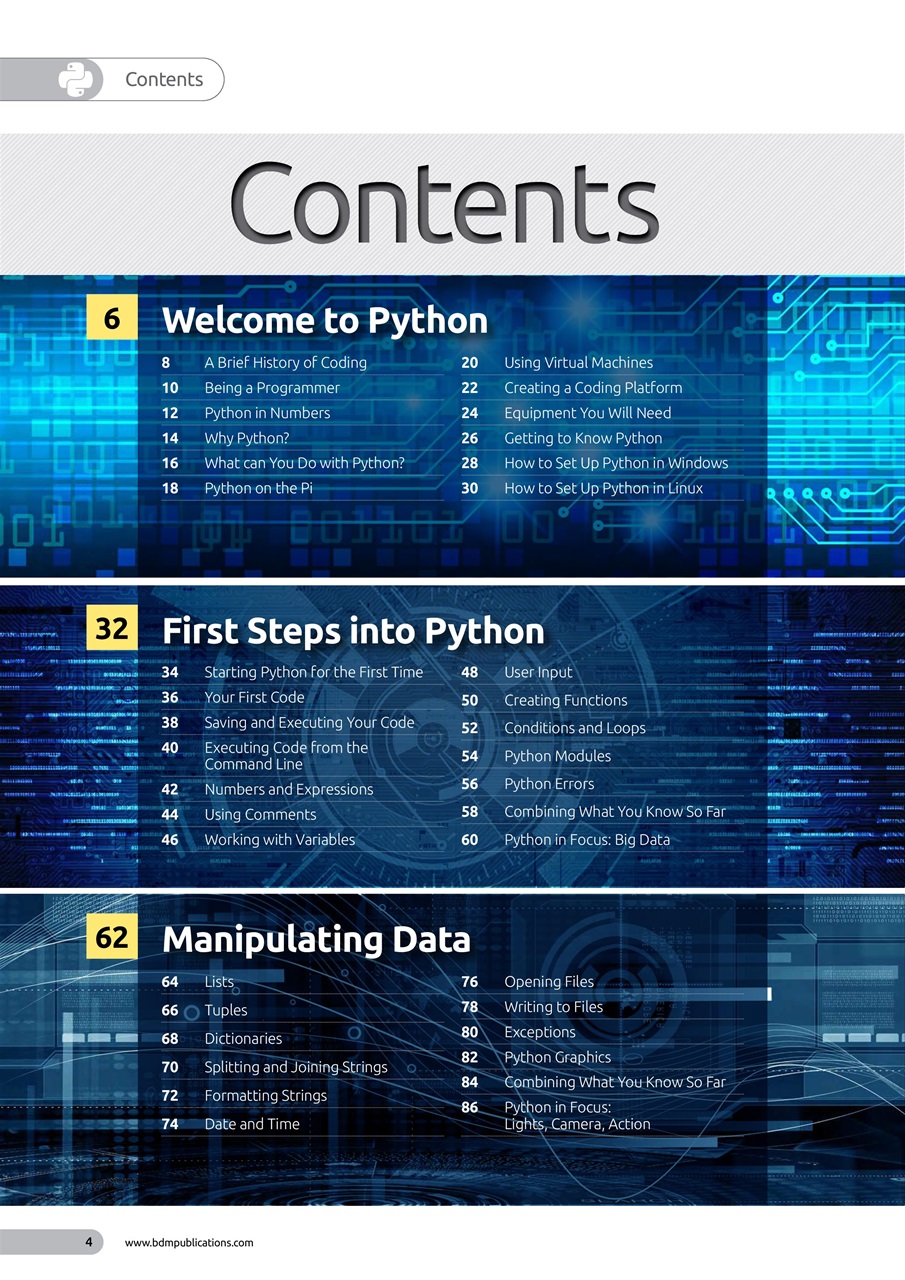 Coding User Magazine - Python Manual Special Issue Coding User Magazine - Python Manual Special Issue