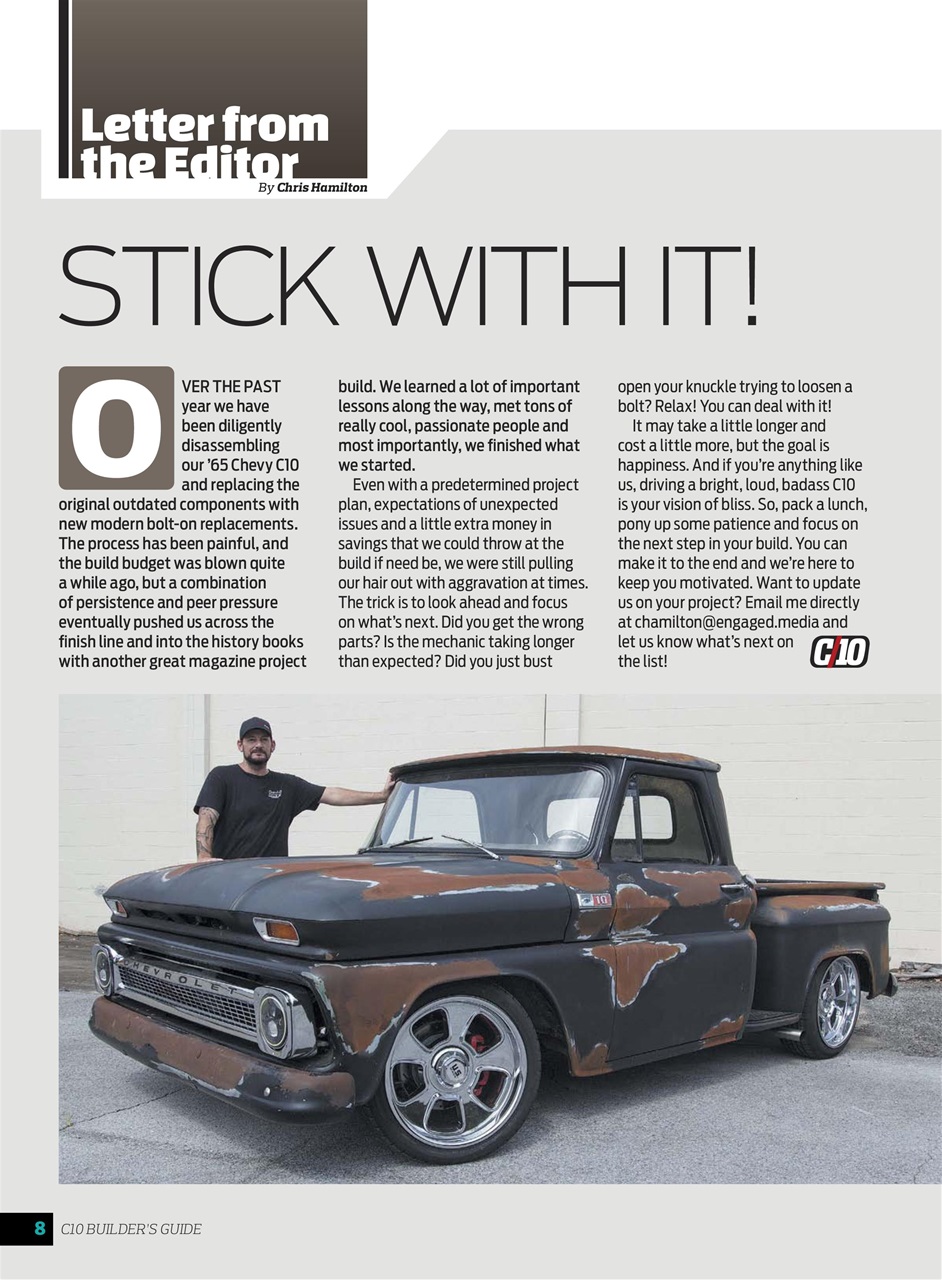 C10 Builder's Guide Magazine - C10 BG-Win20 Back Issue