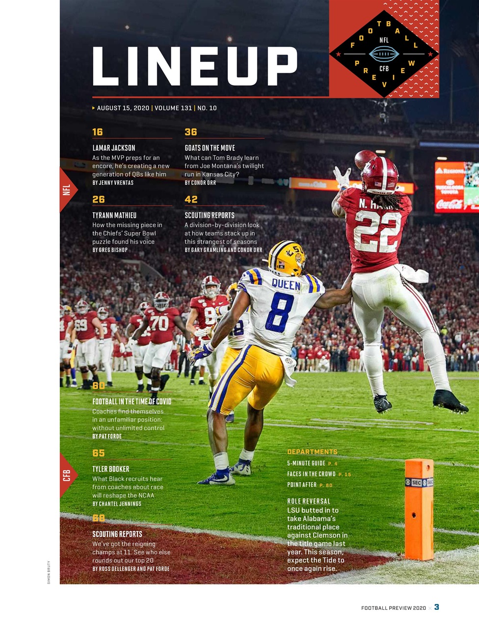 Sports Illustrated Magazine - Football Preview 2020 Back Issue