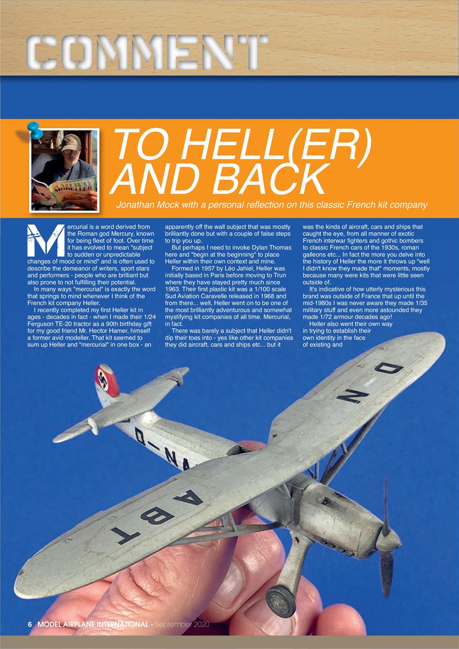 Model Airplane International Magazine - 182 Sept 20 Back Issue