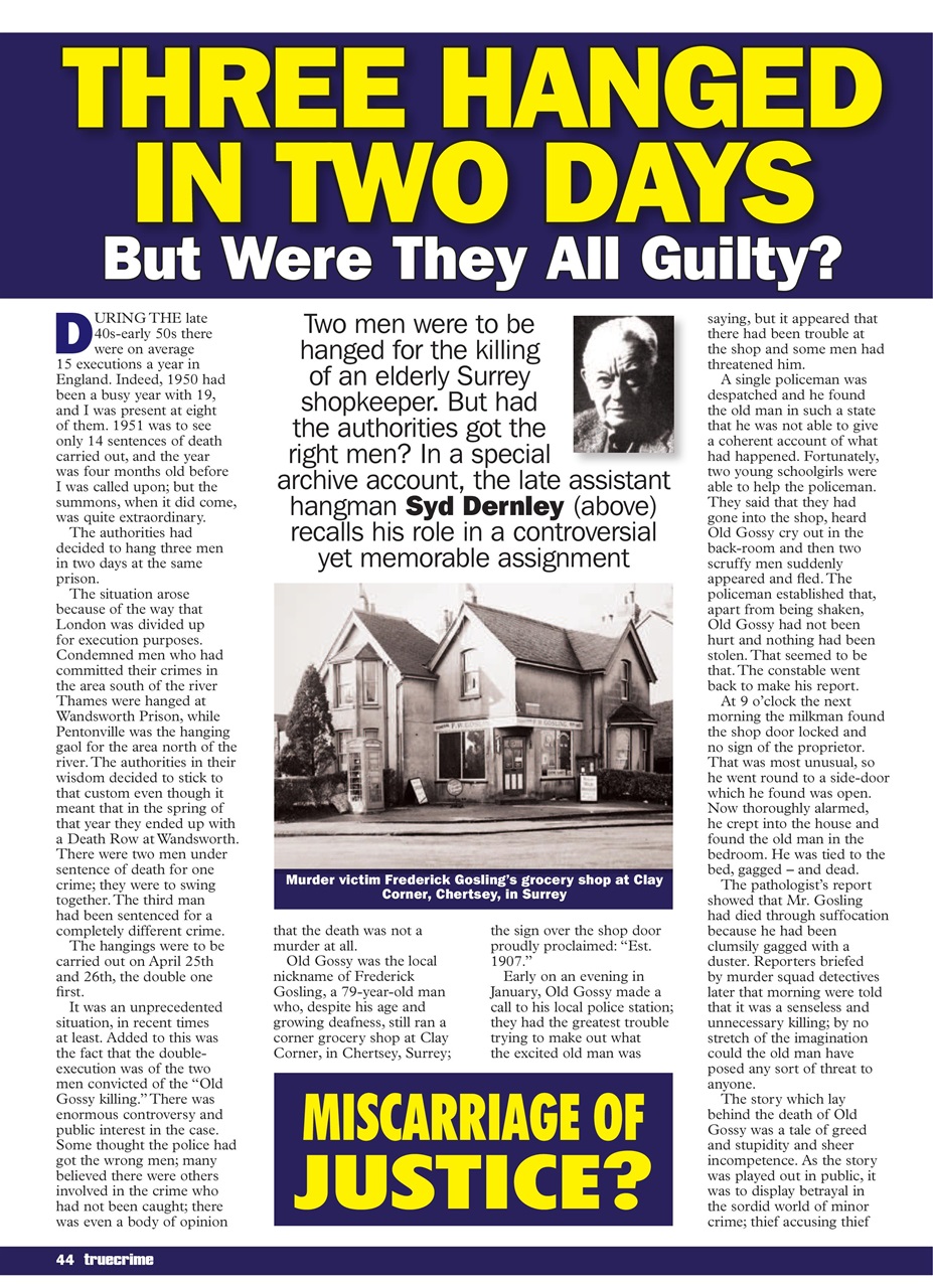 True Crime Magazine - True Crime October 2020 Back Issue
