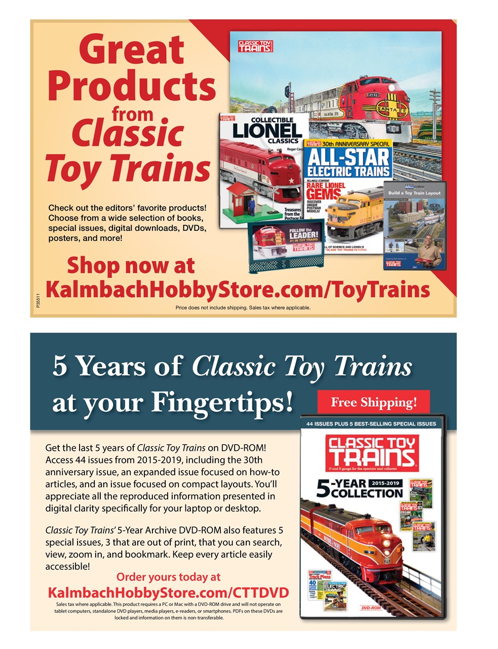 Classic Toy Trains Magazine - Families & Trains Special Issue