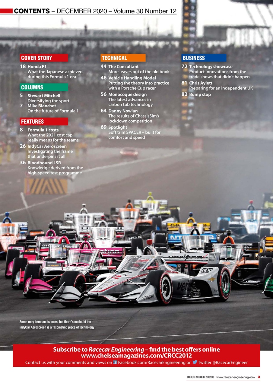 Racecar Engineering Magazine - December 2020 Back Issue