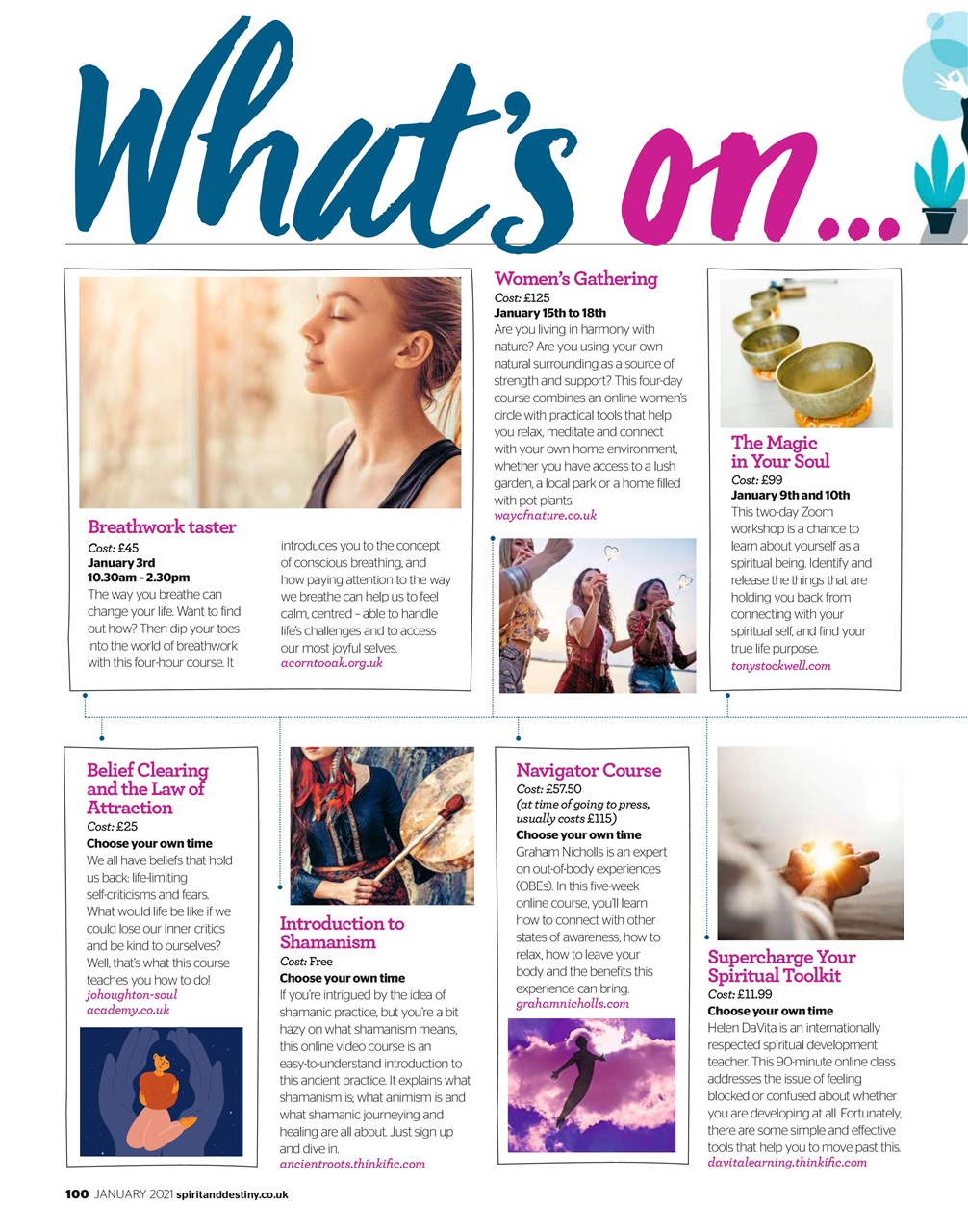 Spirit & Destiny Magazine - January 2021 Back Issue