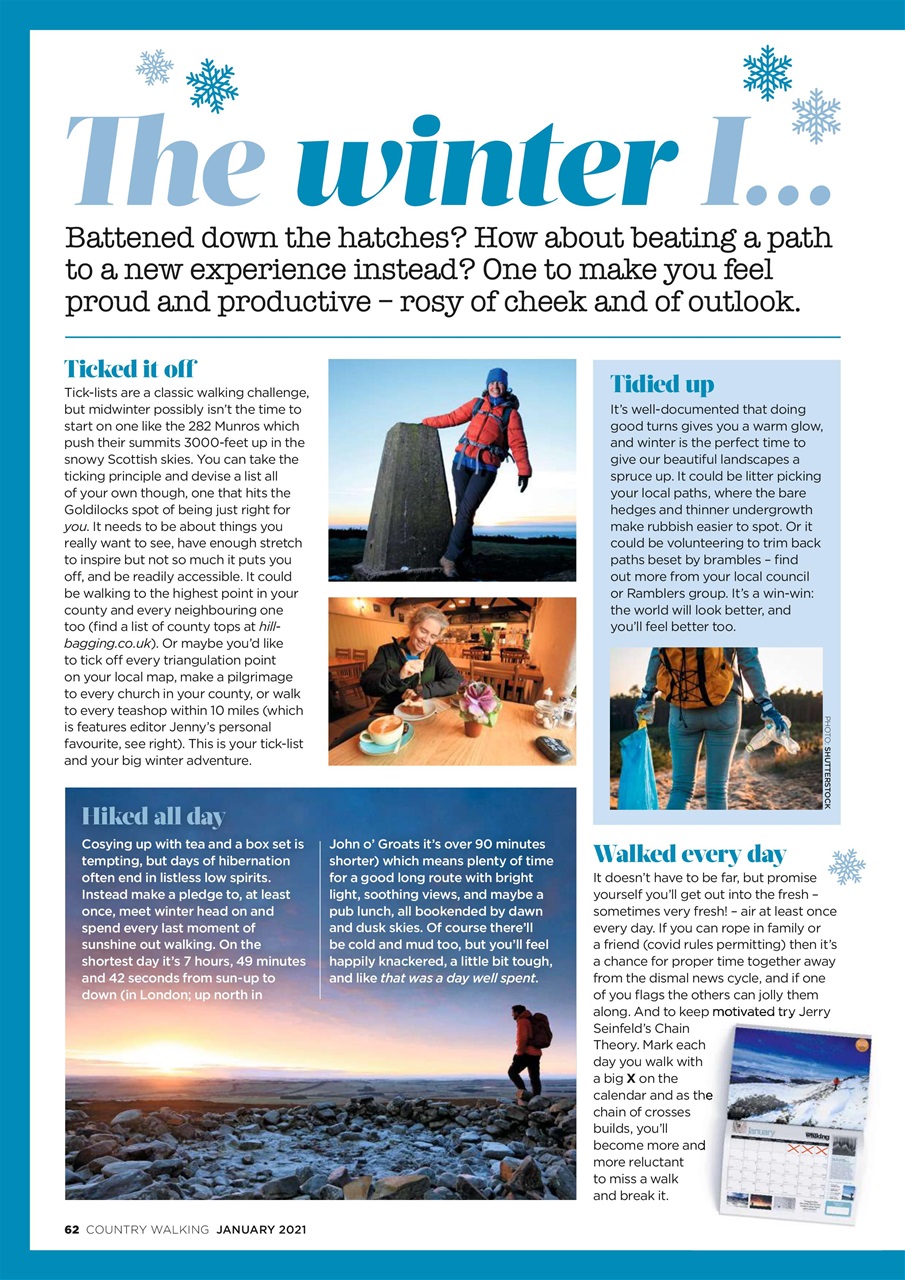 Country Walking Magazine - January 2021 Back Issue