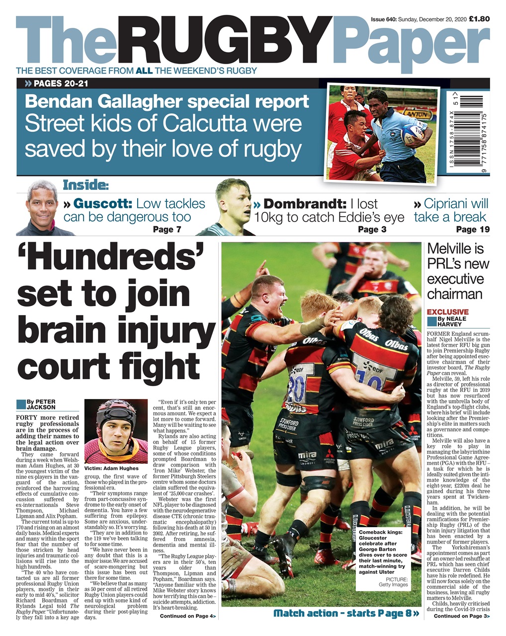 The Rugby Paper Magazine - 20 Dec 2020 Edición anterior