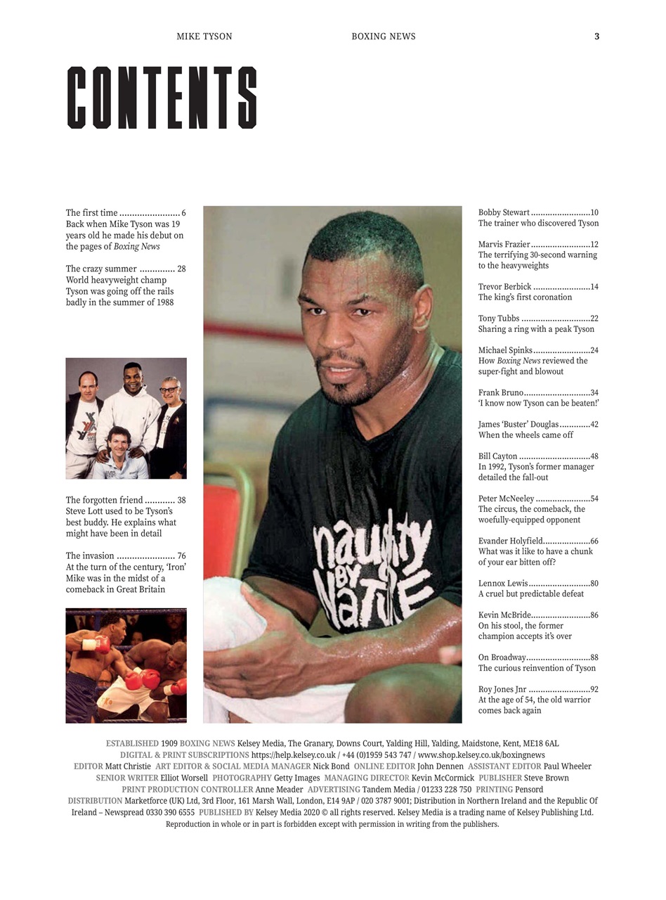 Boxing News Presents Magazine - Issue 3 Back Issue