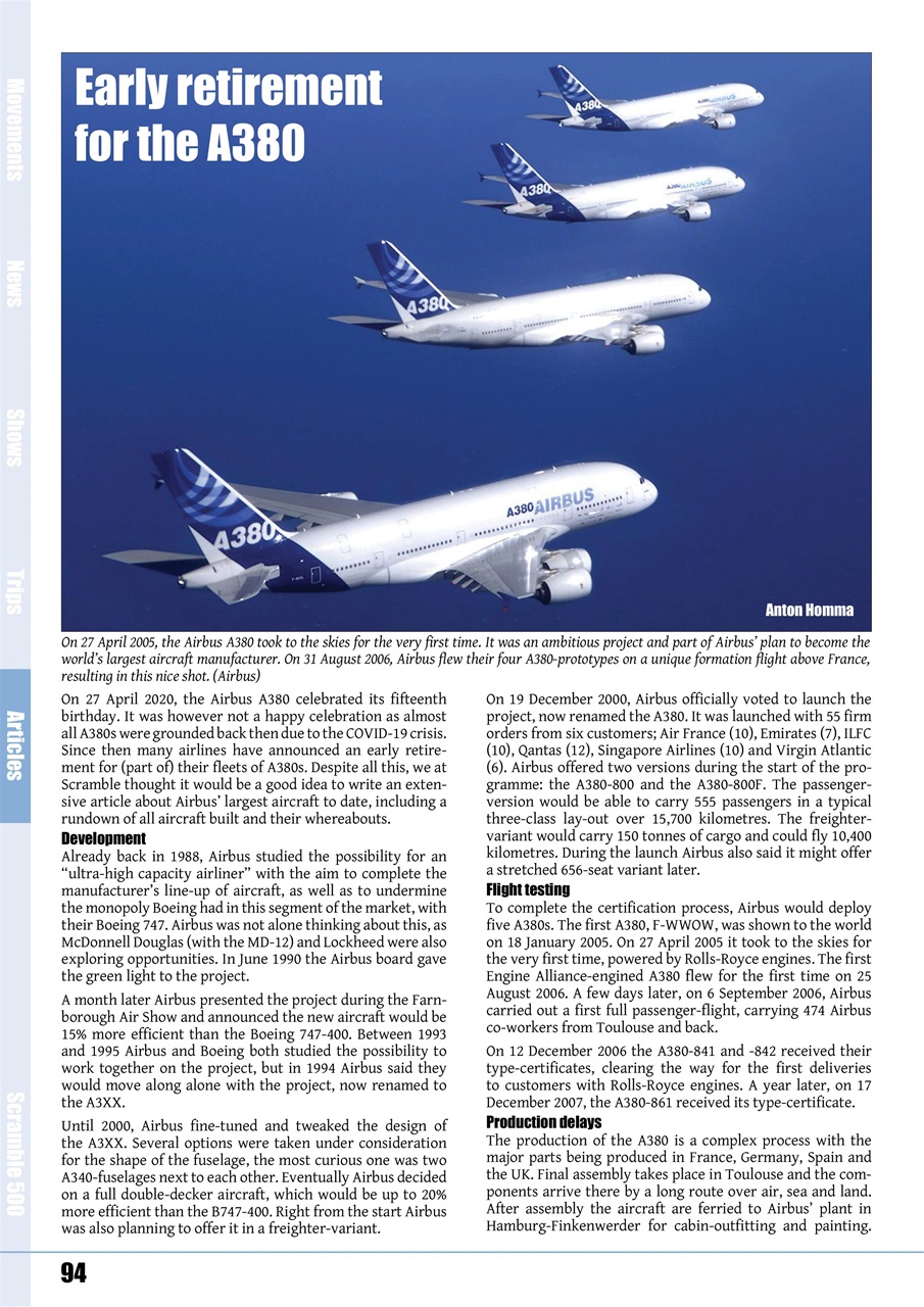 Scramble Magazine - 500 - January 2021 Back Issue