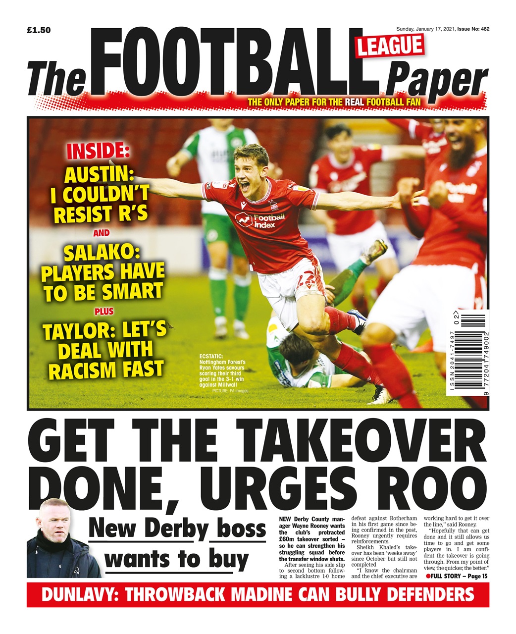 The Football League Paper Magazine - 17th Jan 2021 Edición anterior