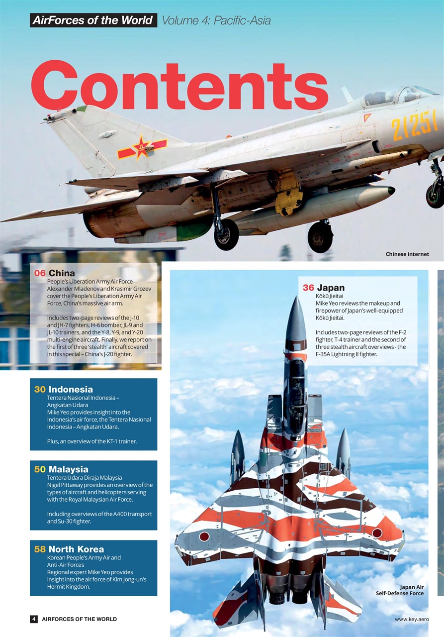 Combat Aircraft Journal Magazine - AirForces of the World Pacific Asia ...