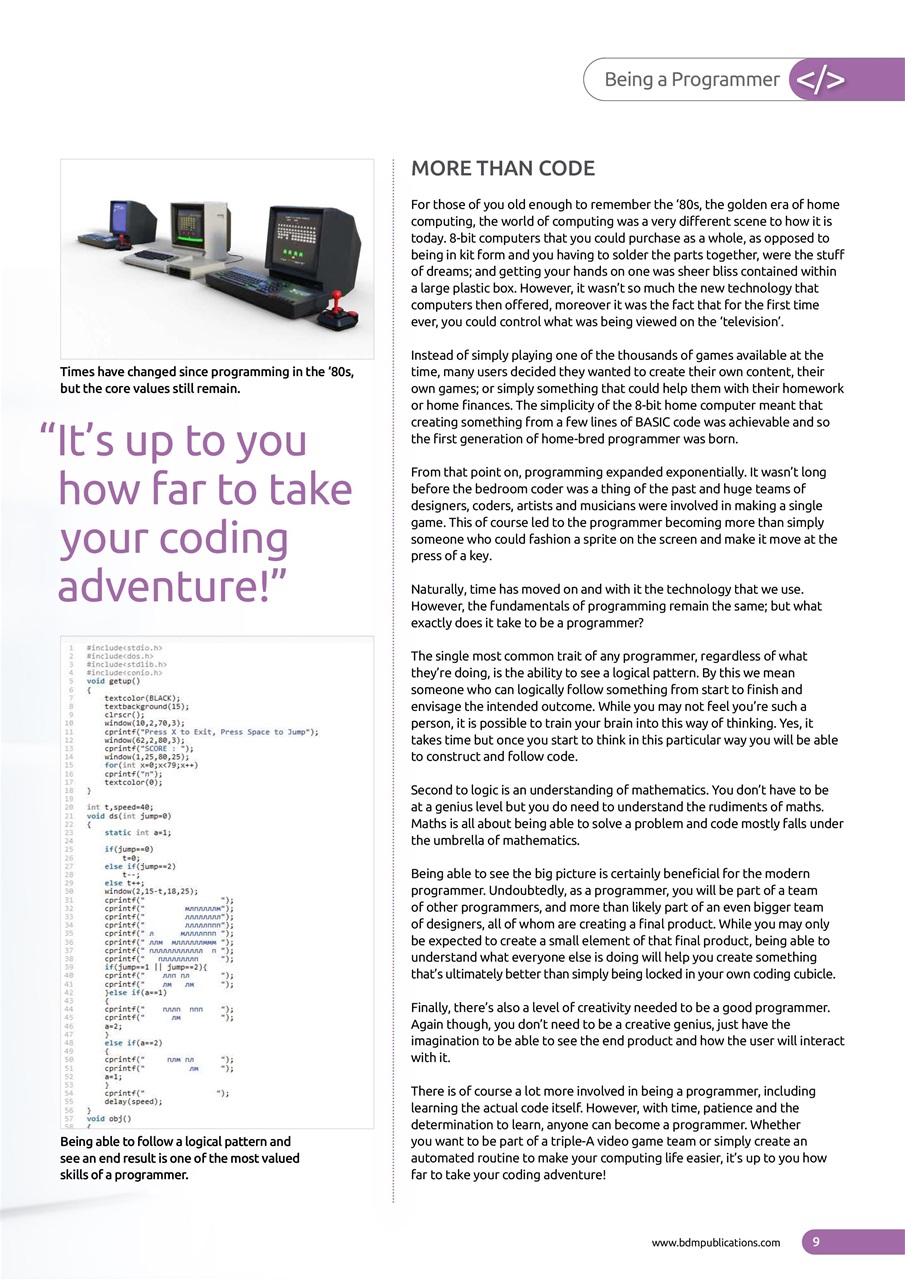 Coding User Magazine - Coding Beginners Back Issue Coding User Magazine - Coding Beginners Back Issue