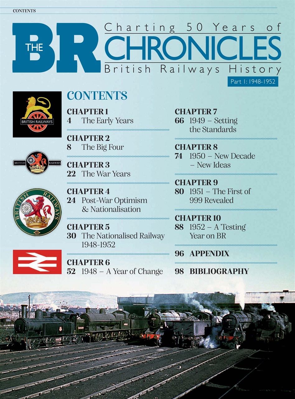 Railways of Britain Magazine - The BR Chronicles #1 Back Issue