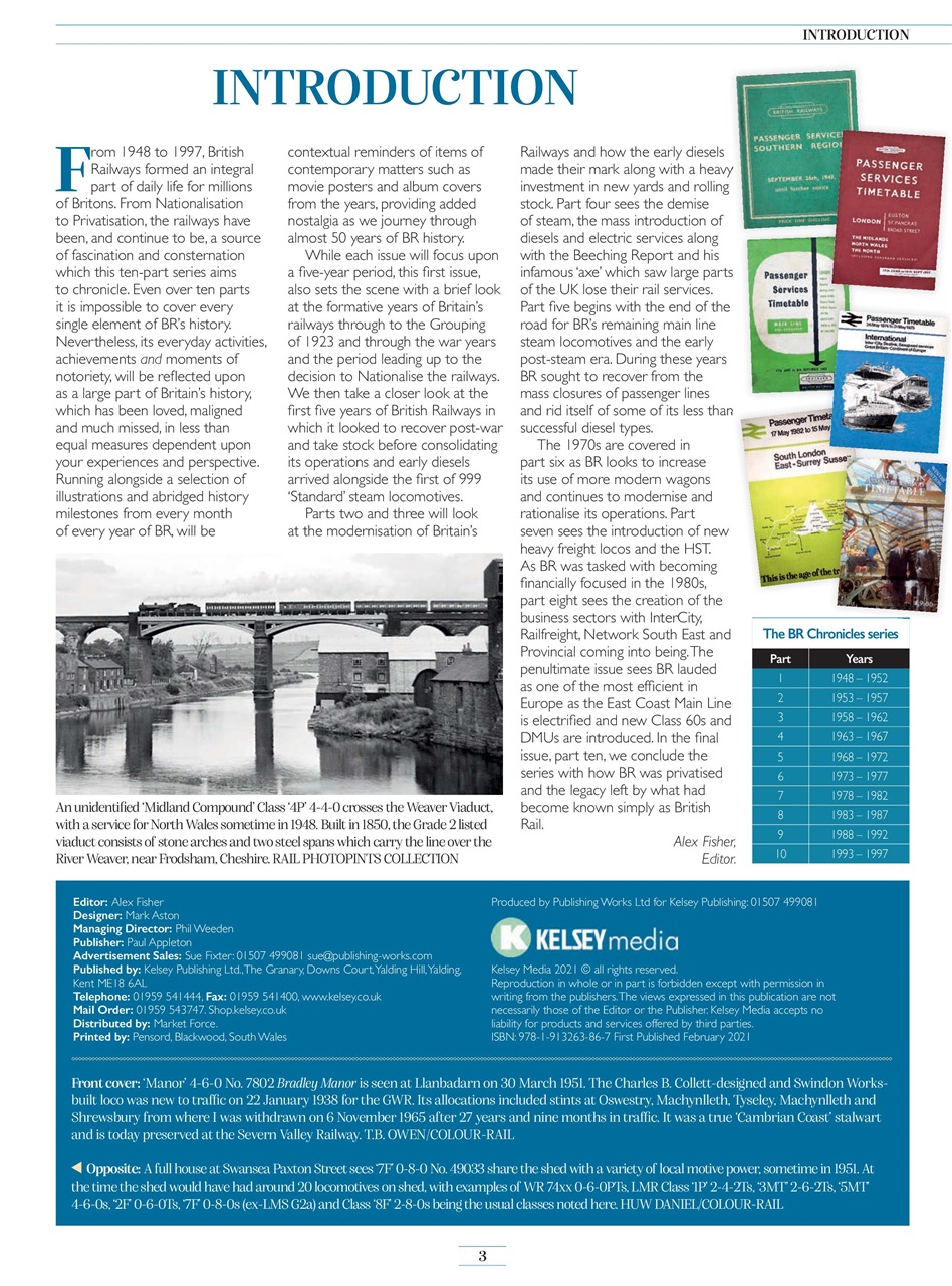 Railways of Britain Magazine - The BR Chronicles #1 Back Issue