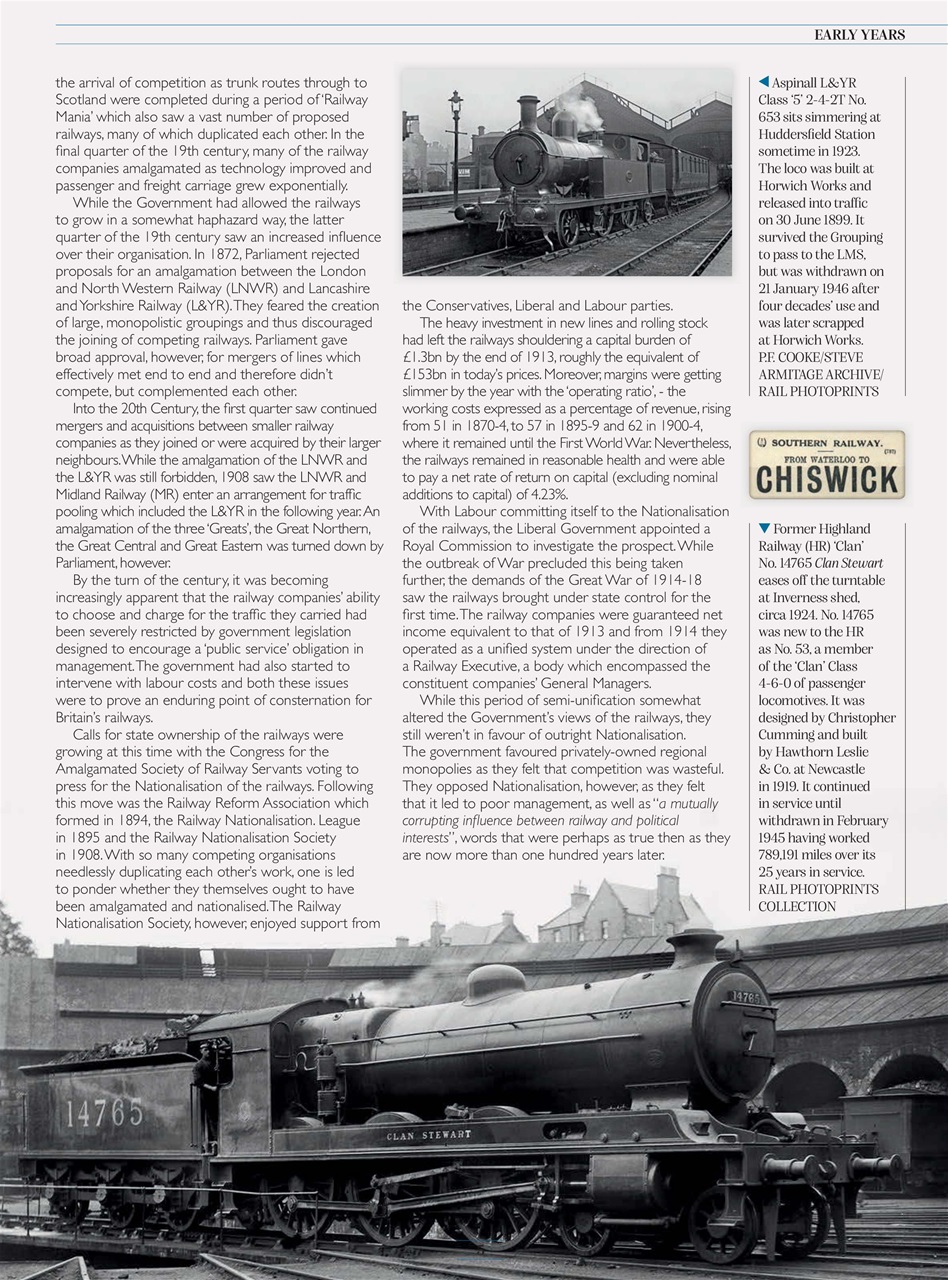 Railways of Britain Magazine - The BR Chronicles #1 Back Issue