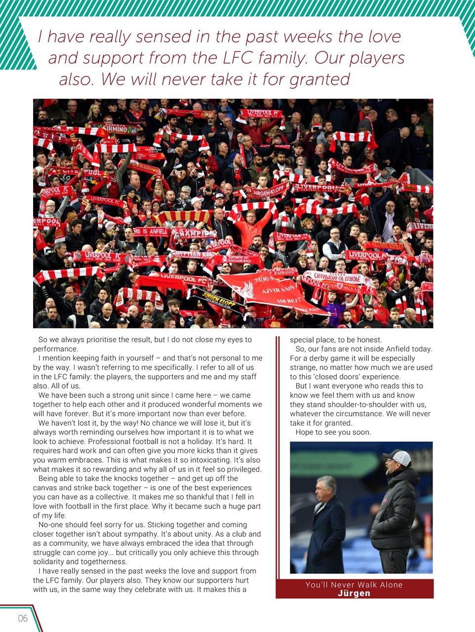 Liverpool FC Programmes - vs Everton 20/21 Back Issue