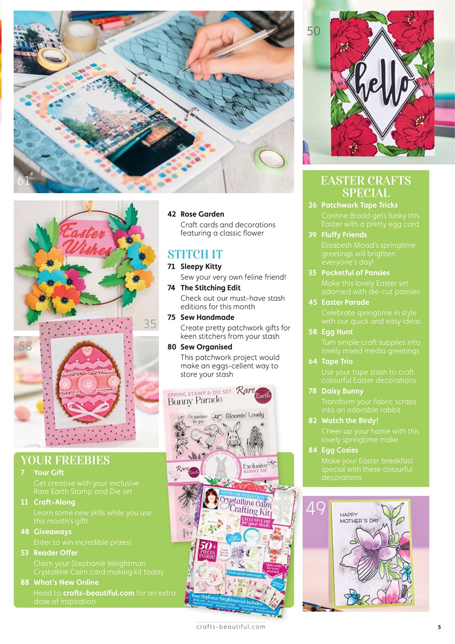 Crafts Beautiful Magazine - Mar 2021 Back Issue