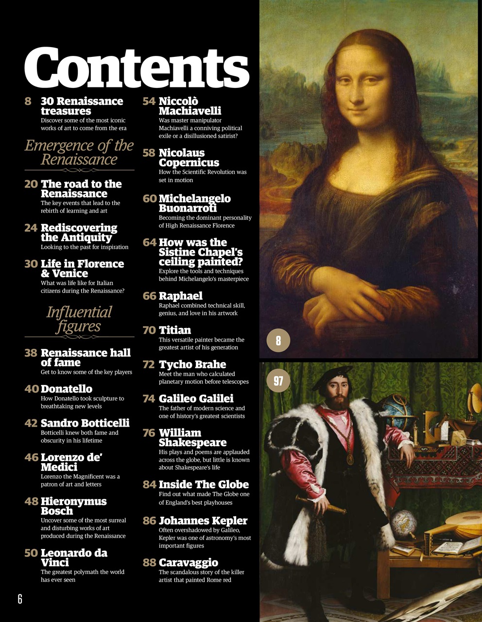 The History Anthology Magazine - The Book of Renaissance Back Issue