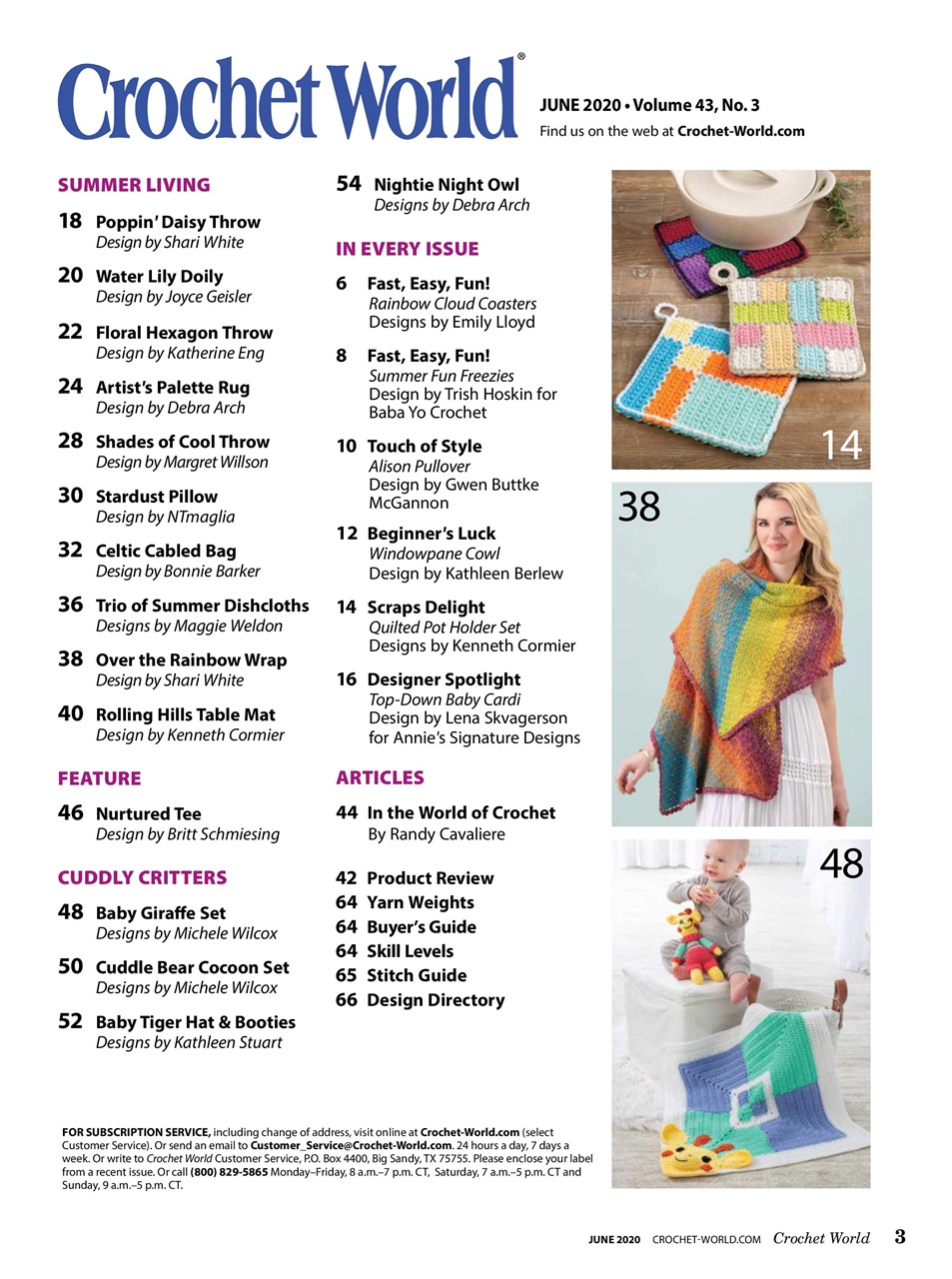 Crochet World Magazine - June 2020 Back Issue