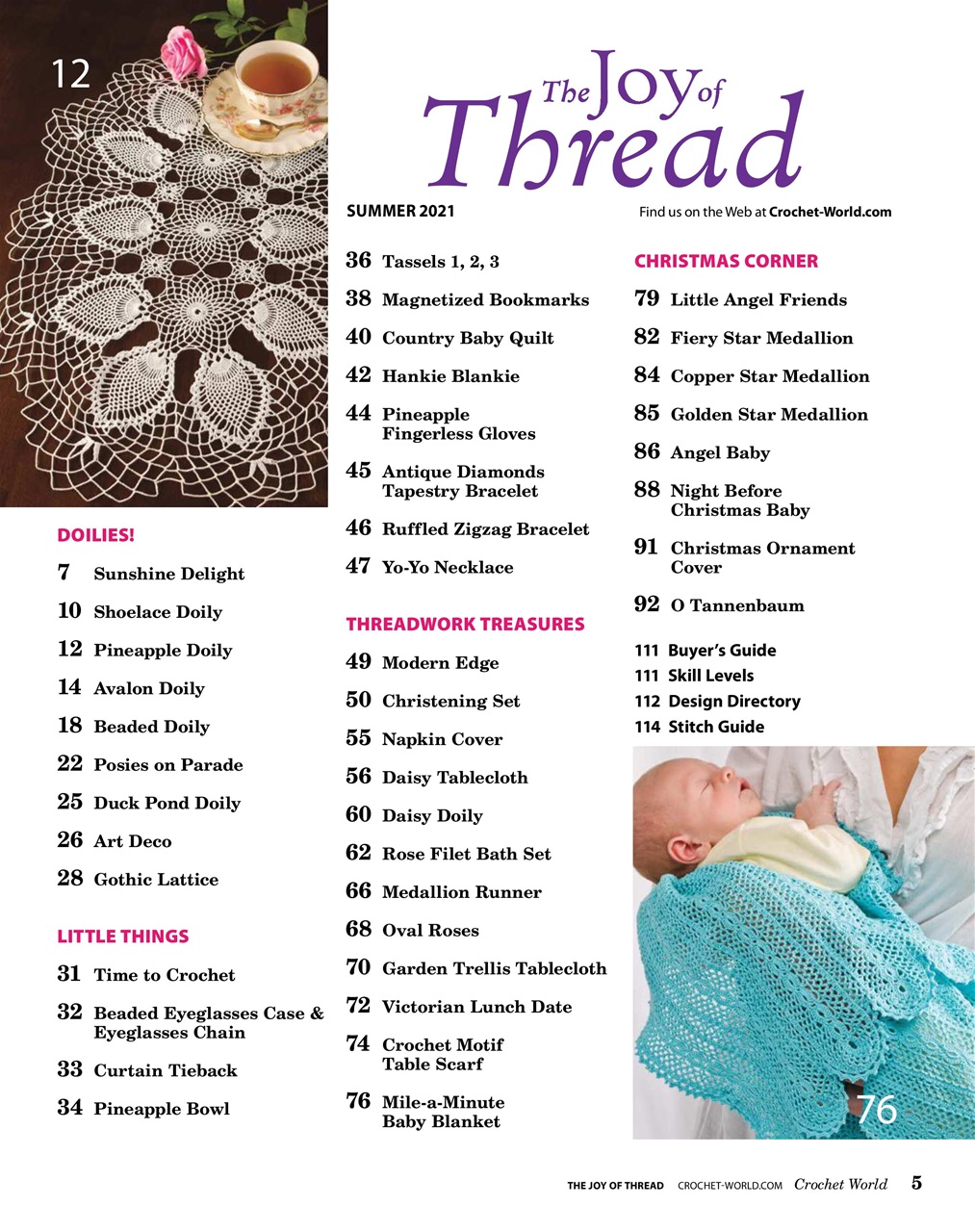 Crochet World Magazine - SIP The Joy of Thread Special Issue