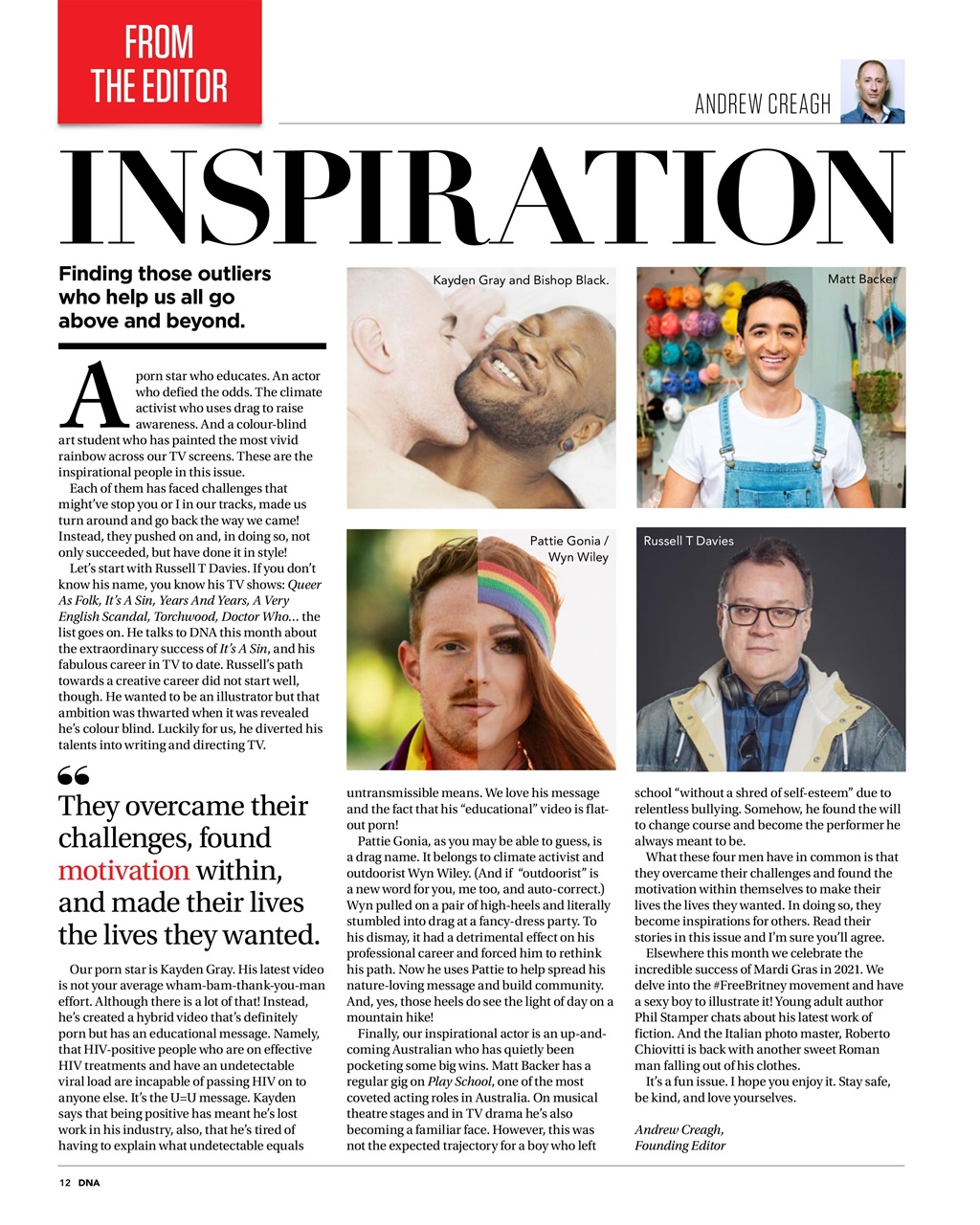 DNA Magazine - DNA #255 – Inspiration Back Issue