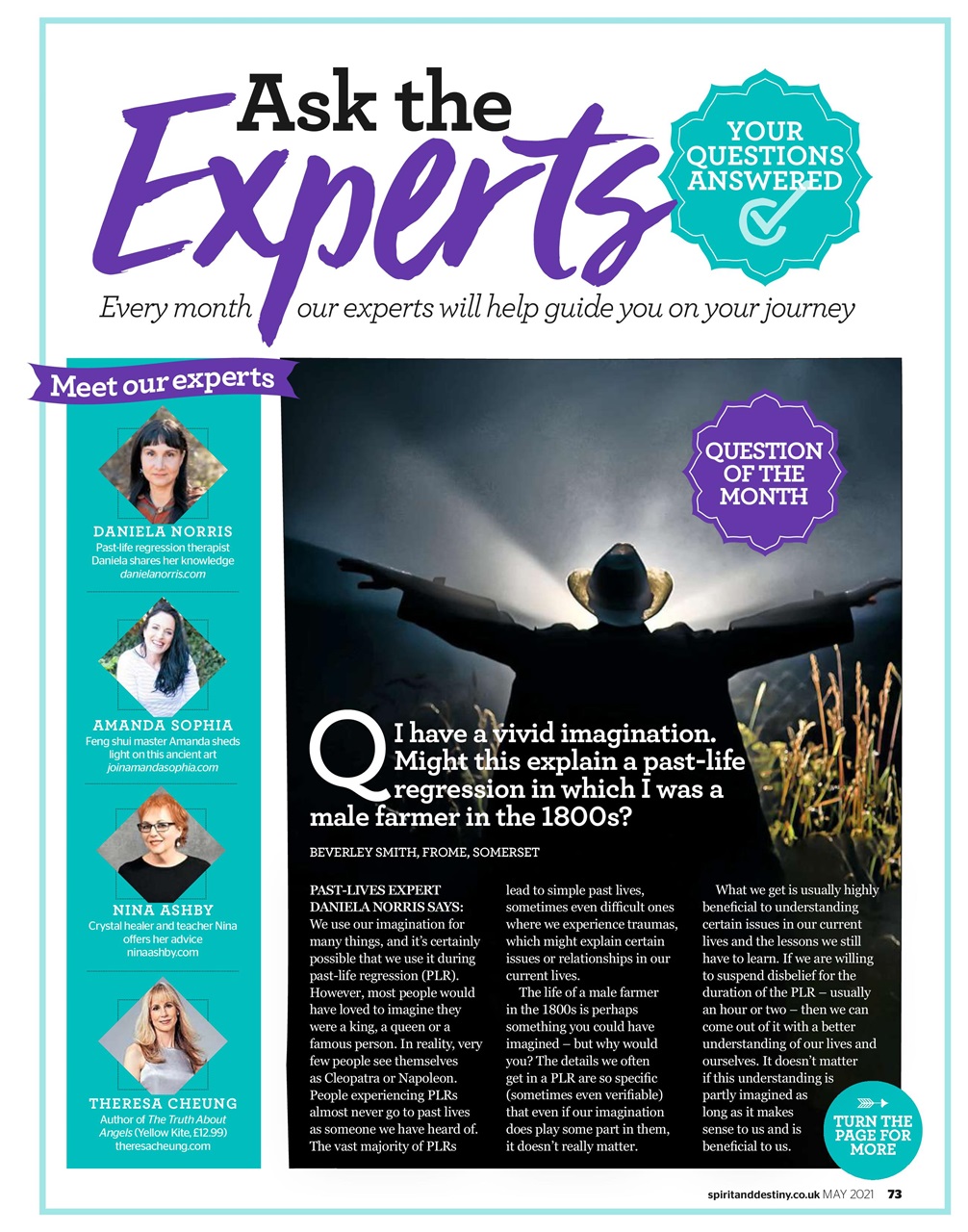 Spirit & Destiny Magazine - May 2021 Back Issue