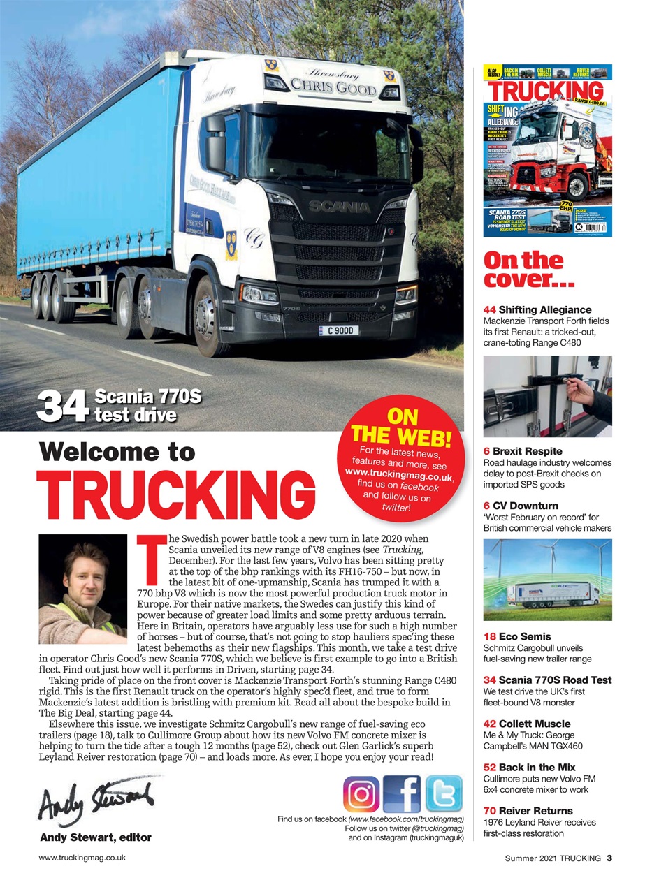 Trucking Magazine - Summer 2021 Back Issue