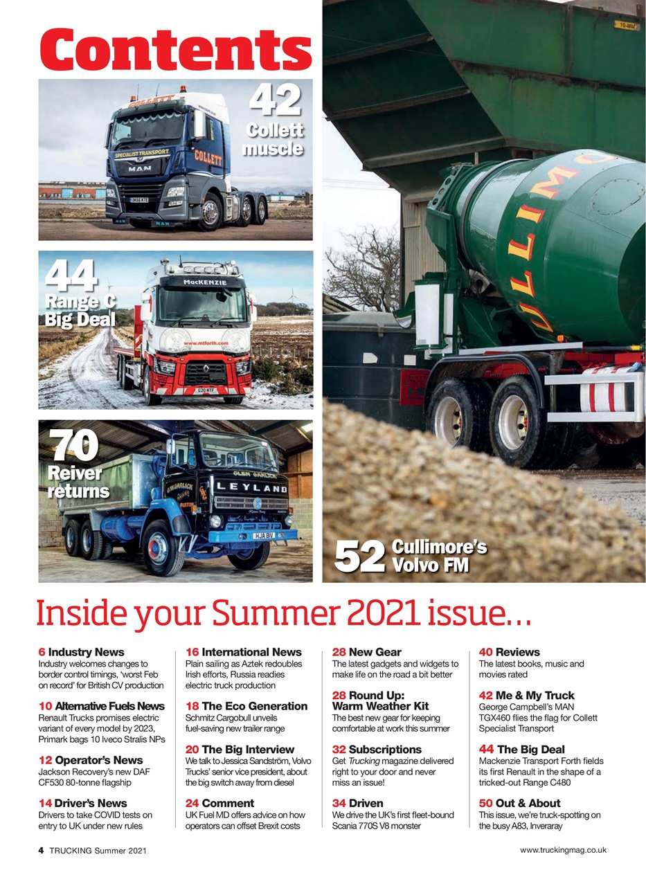 Trucking Magazine - Summer 2021 Back Issue