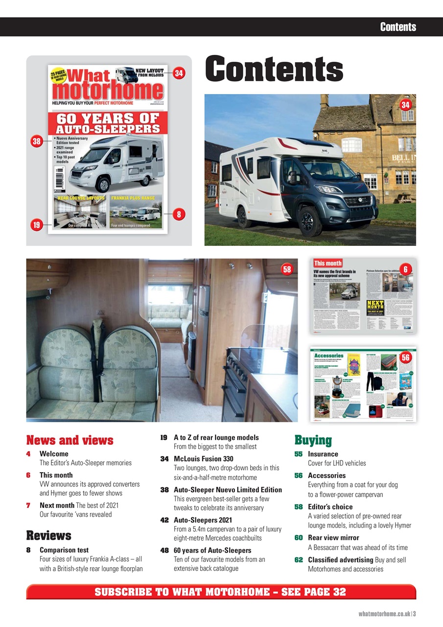 What Motorhome magazine - June 2021 - 60 years of Auto-Sleepers Back Issue